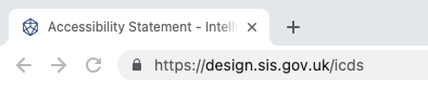 URL for accessibility statement · Issue #550 · mi6/ic-design-system · GitHub