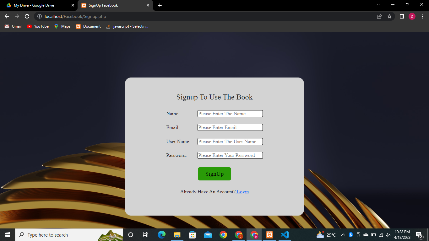 GitHub - DevHarsh2003/Facebook_Clone_Project_2: Web Technologies Lab Project 2
