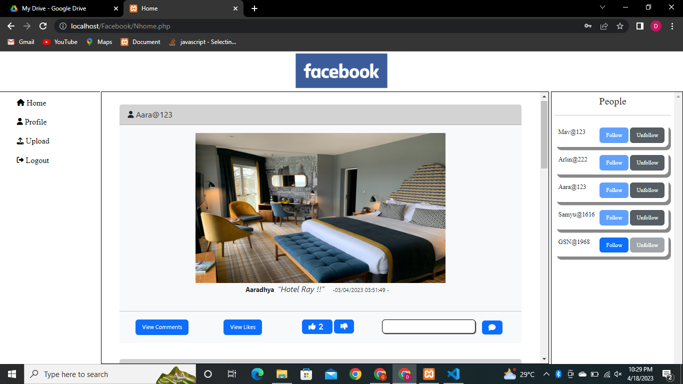 GitHub - DevHarsh2003/Facebook_Clone_Project_2: Web Technologies Lab Project 2