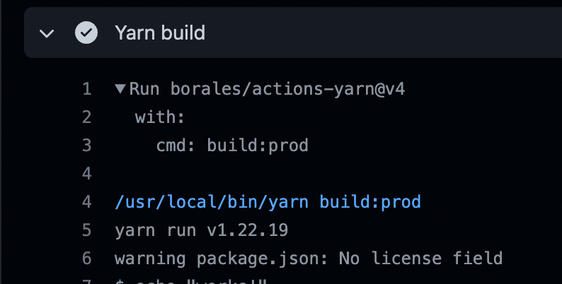 Error: Unable to resolve action `Borales/actions-yarn@4`, unable to find version `4` · Issue #73 ...