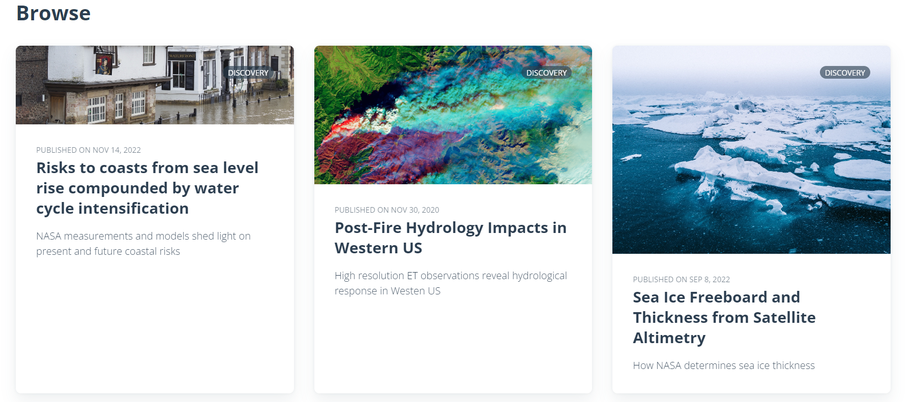 In the "EIS" Area you can see the photos of each discovery in a different size · Issue #371 ...