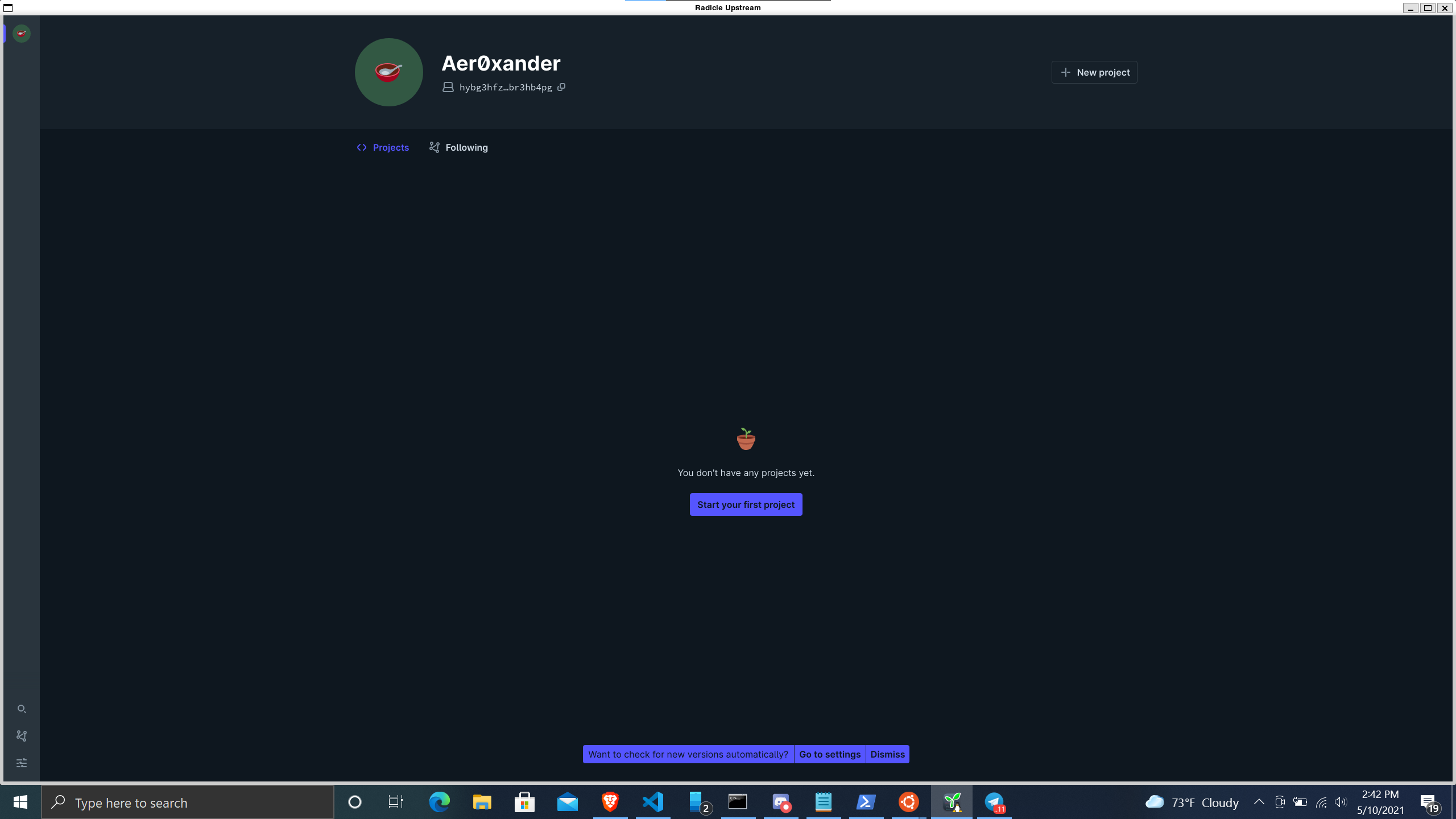 Add support for Windows · Issue #1488 · radicle-dev/radicle-upstream · GitHub