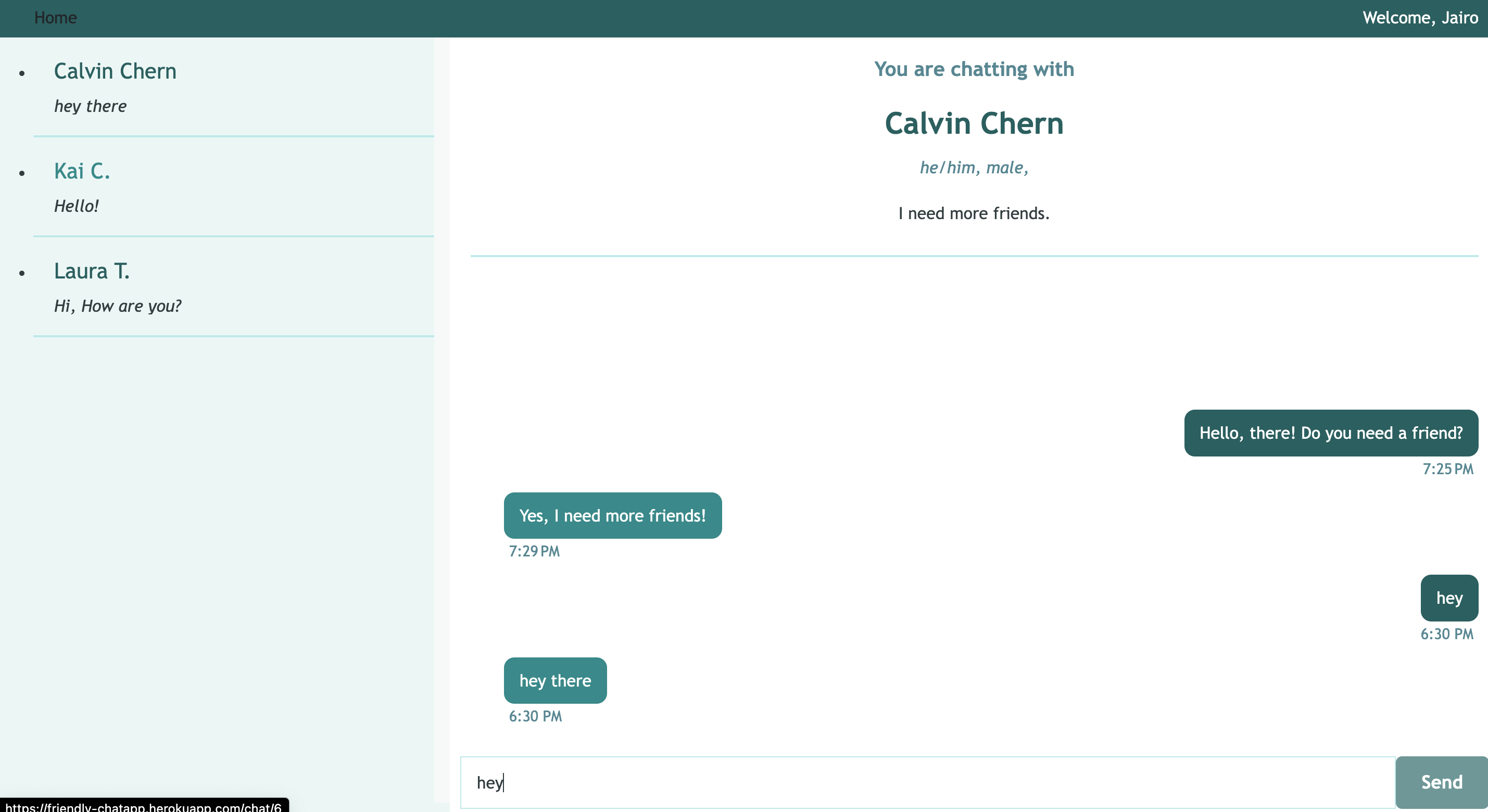 GitHub - ltrapaga/friendly
