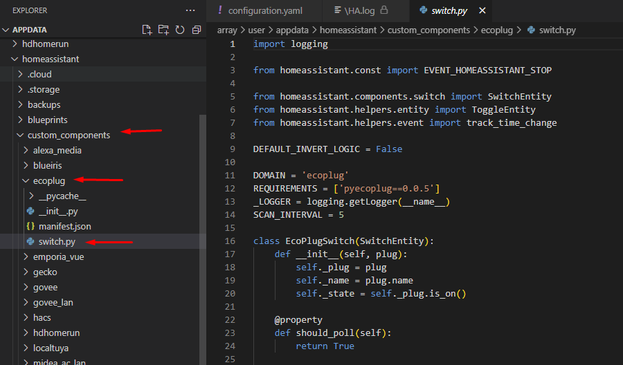 Home Assistant Community Store support by rsnodgrass · Pull Request #1 · gbealmer/pyecoplug · GitHub