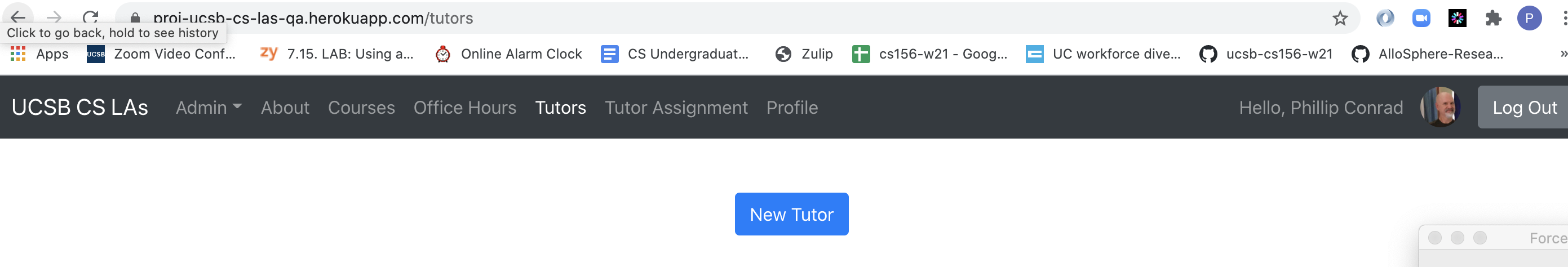 Admins that are not instructors should be able to see the Tutor's table · Issue #141 · ucsb ...