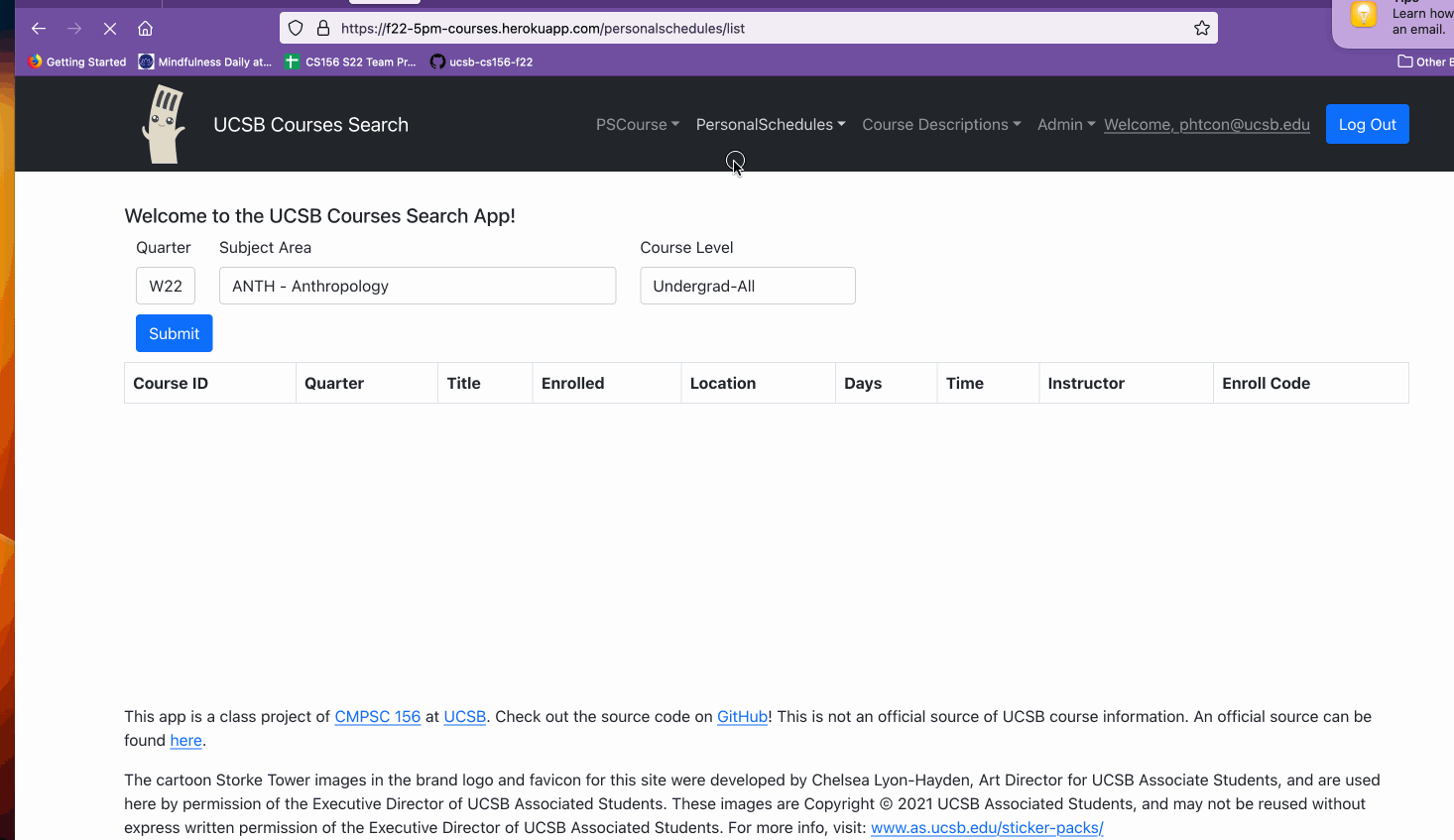 Better error message in frontend for duplicate personal sched name/qtr · Issue #38 · ucsb-cs156 ...