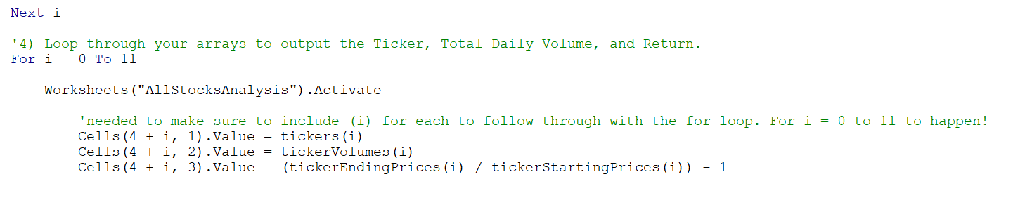 GitHub - amramy/VBA_Challenge_Stock_Analysis: Refractor challenge to loop through data set