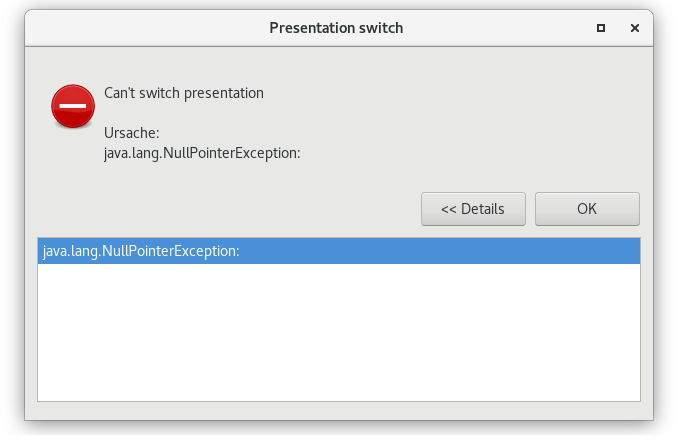NullPointerException with empty table and presentation set to text and record · Issue #3343 ...