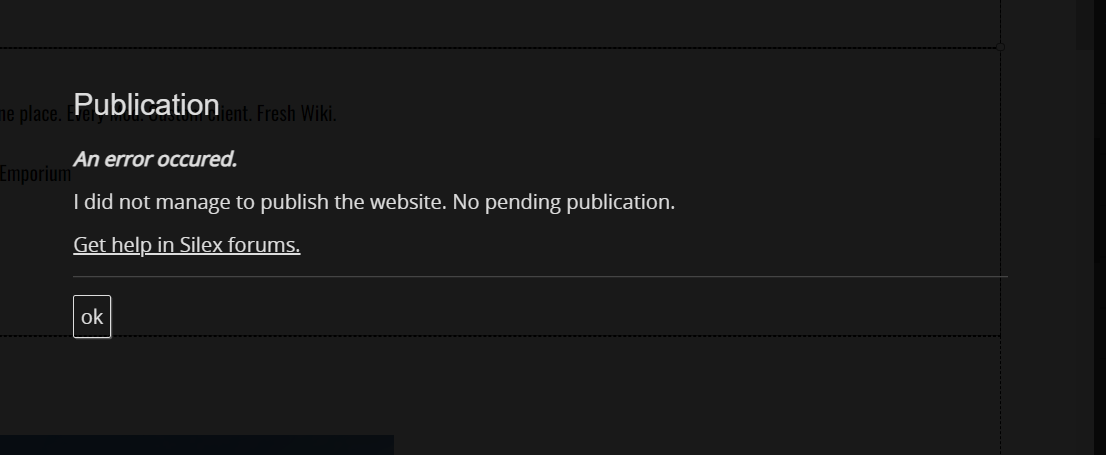 Publication Error · Issue #1203 · silexlabs/Silex · GitHub