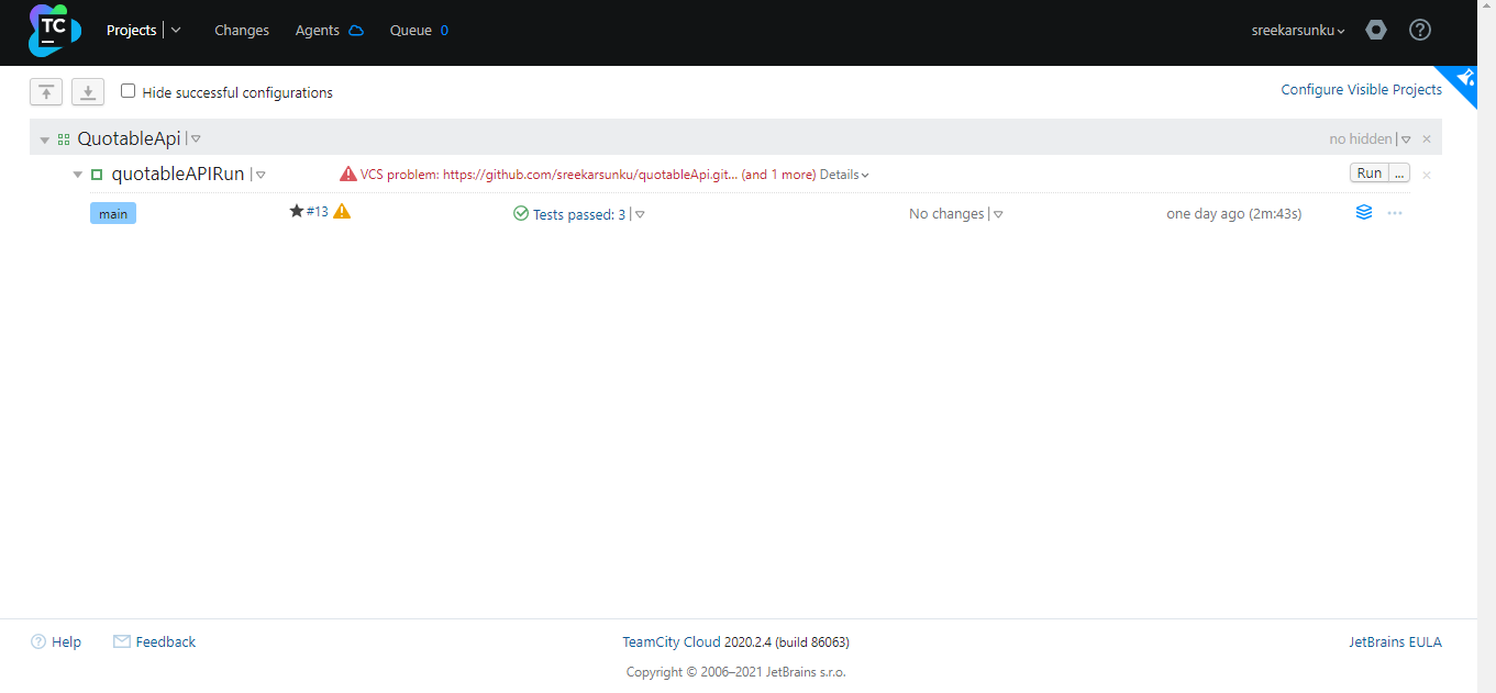 GitHub - sreekarsunku/quotableApi: To automate the apis