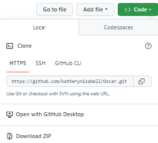GitHub - katherynisabell/Oscar