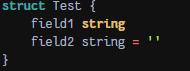 Struct field type is not highlighted if default value is specified · Issue #55 · vlang/vscode ...