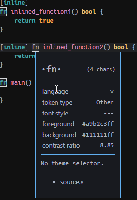 `fn` keyword has no scope if function modifier is used · Issue #68 · vlang/vscode-vlang · GitHub