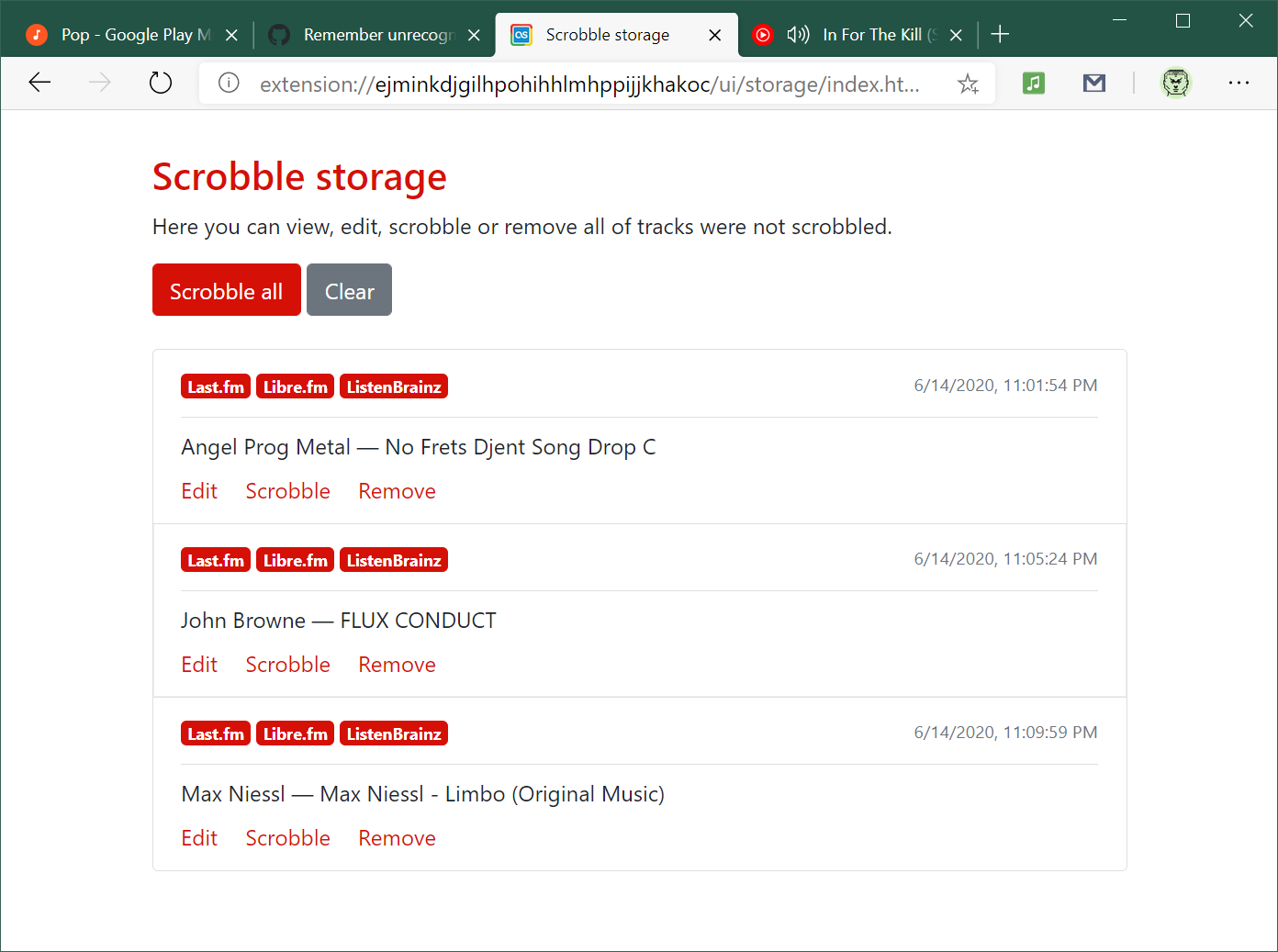 Remember unrecognized tracks to manually label them later · Issue #291 · web-scrobbler/web ...