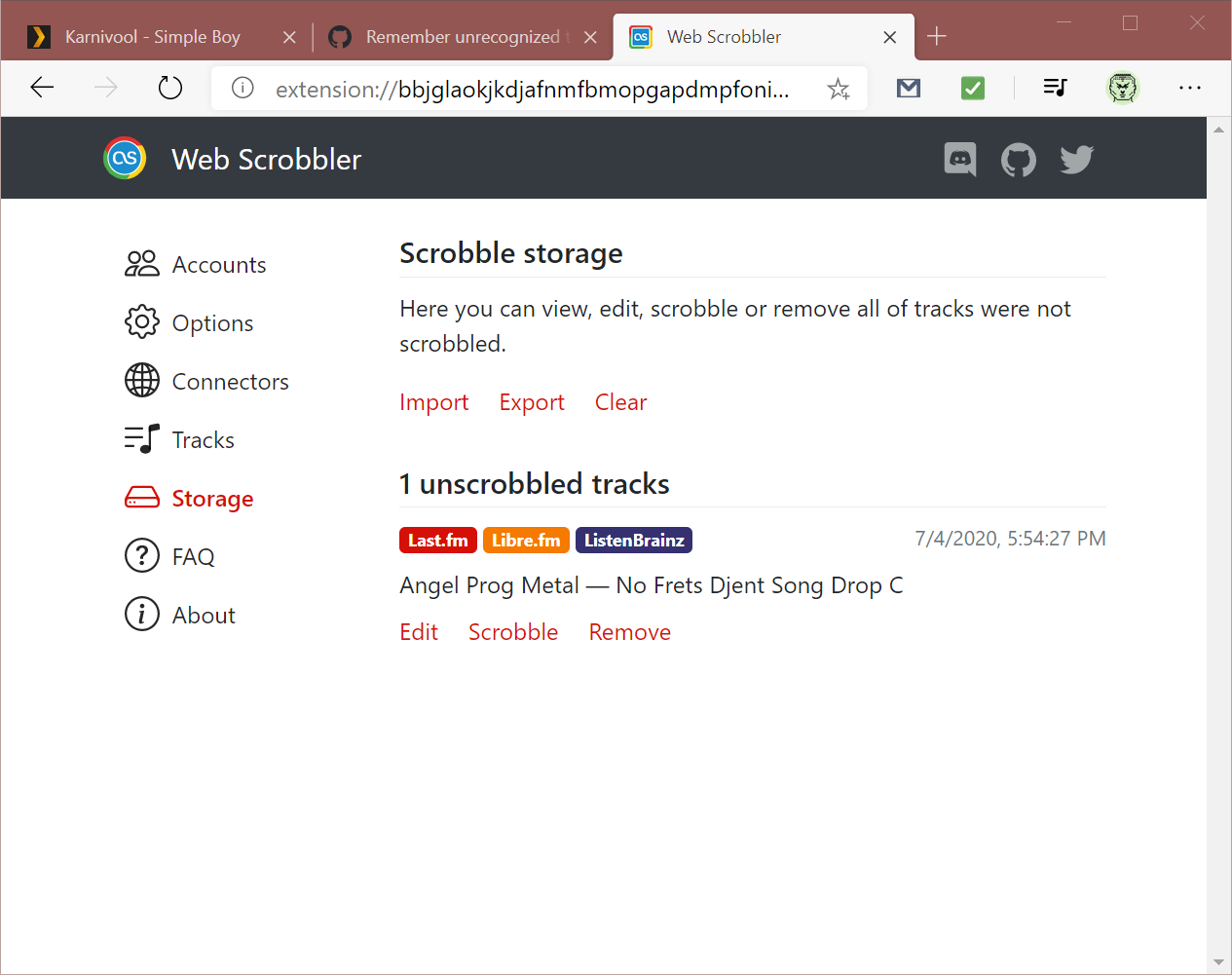 Remember unrecognized tracks to manually label them later · Issue #291 · web-scrobbler/web ...