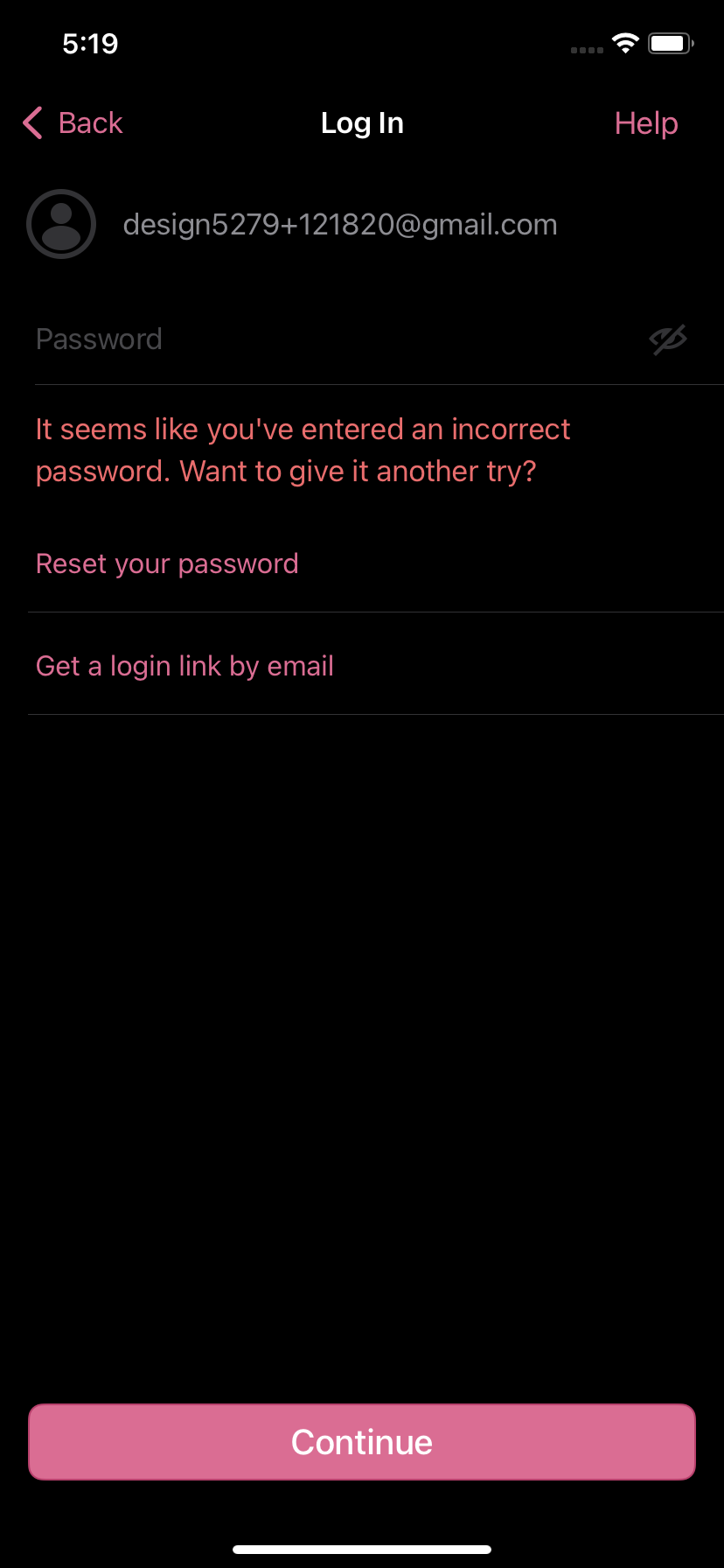 [UL&S] Incorrect password error for correct password if login attempt ...