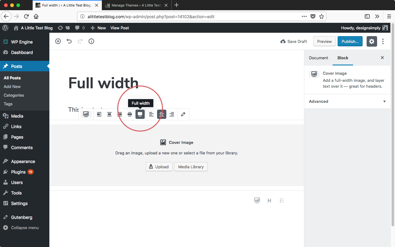 Page - Full Width · Issue #8416 · WordPress/gutenberg · GitHub