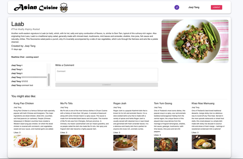 GitHub - JackyTang0516/Asian-cuisine: A food-share social media platform