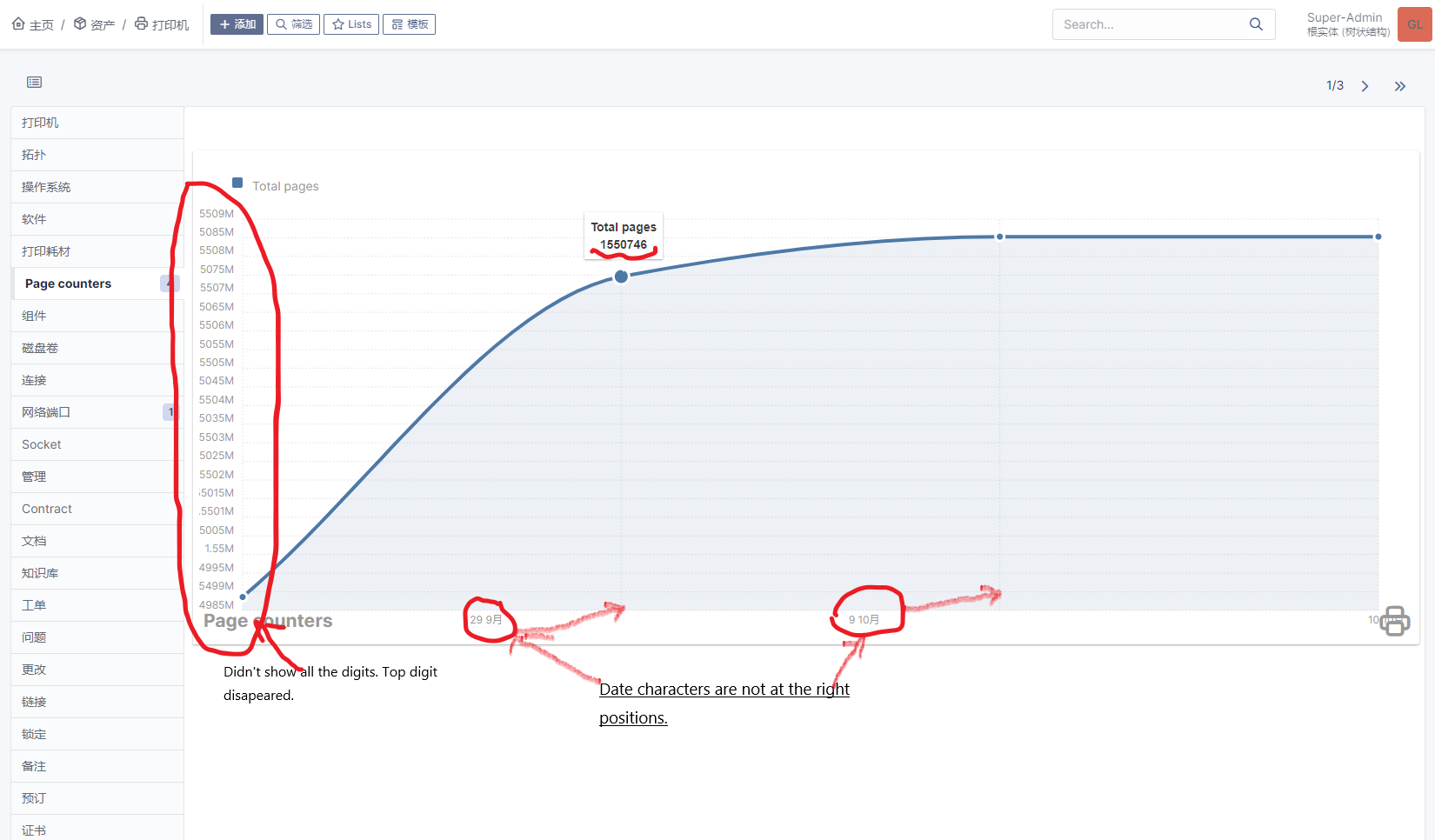 Page counters display improvement of Printer inventory · Issue #12926 · glpi-project/glpi · GitHub