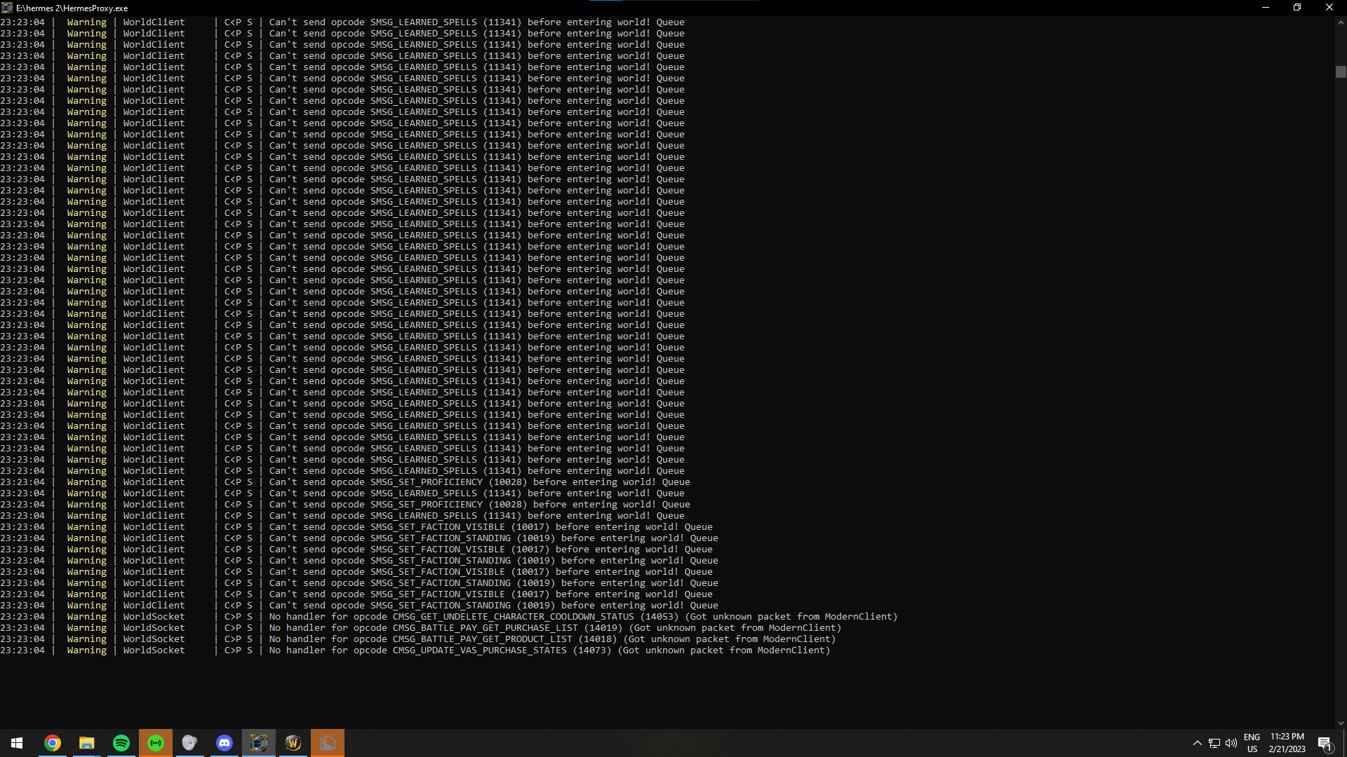 Cant enter world on TBC · Issue #271 · WowLegacyCore/HermesProxy · GitHub