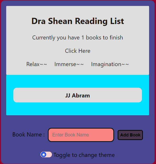 GitHub - Dragonshean/ReactProject-Reading-List
