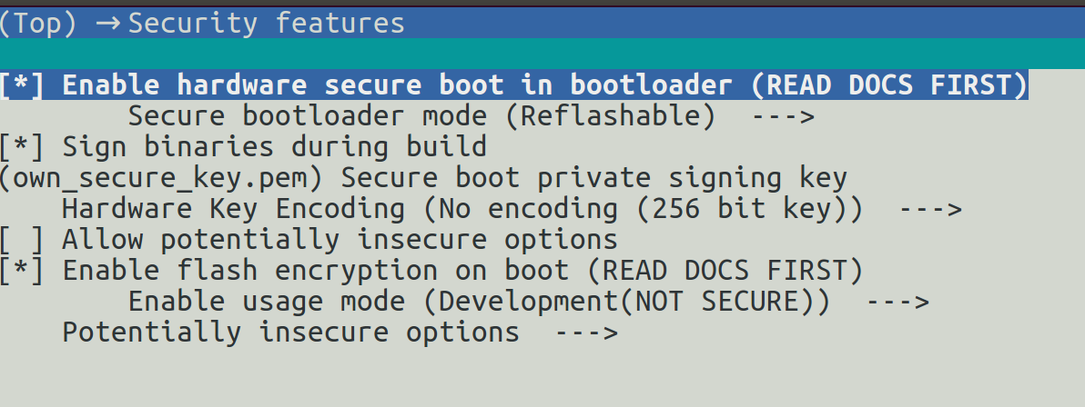 Secure Boot With Flash Encryption And Ota Idfgh 3179 · Issue 5185