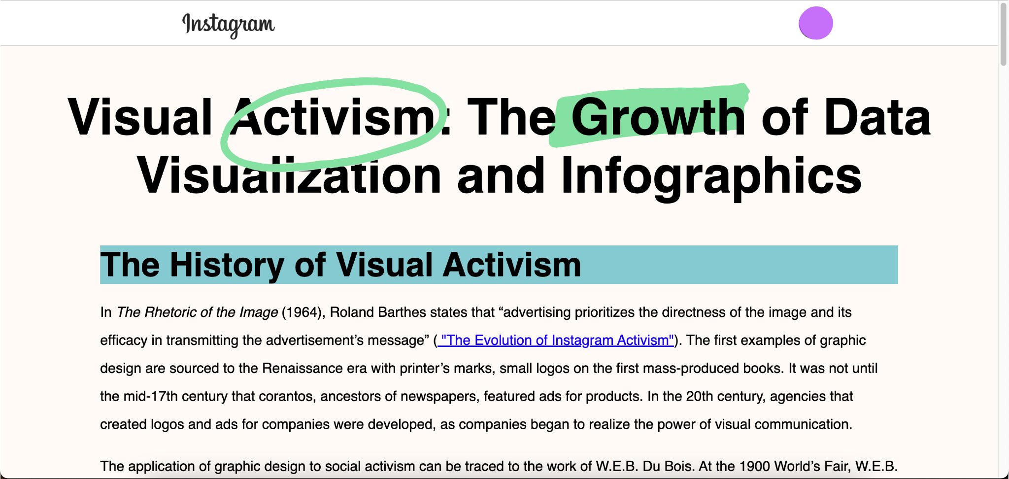 GitHub - alexamichela/visualActivism: a website displaying research on ...