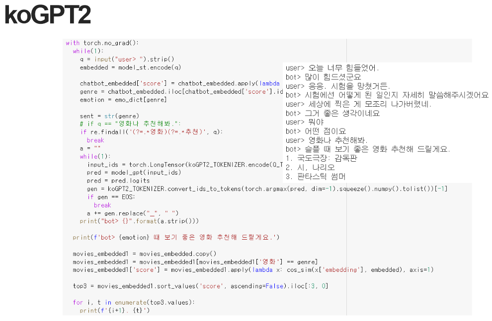 GitHub - hmp96/natural_language_processing-TeamB-: 영화 추천 챗봇 - kobert, sentencebert, kogpt2