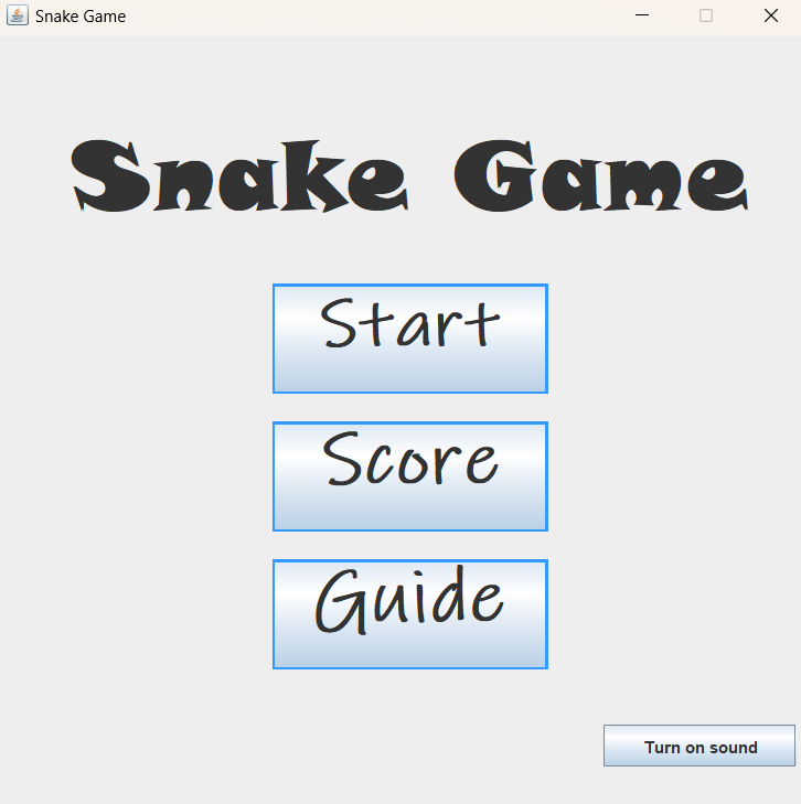 GitHub - iKyel/SnakeGame_Nhom9_CNTT5: Trò chơi con rắn (Snake Game) bằng ngôn ngữ Java