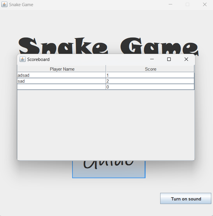 GitHub - iKyel/SnakeGame_Nhom9_CNTT5: Trò chơi con rắn (Snake Game) bằng ngôn ngữ Java