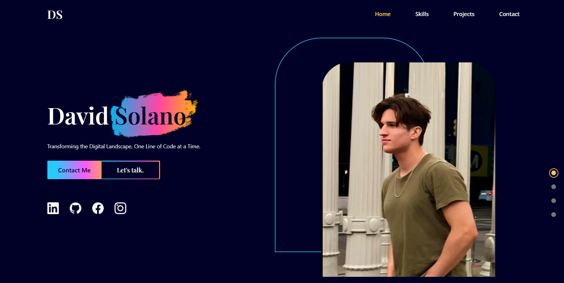 GitHub - DavidJSolano/Portfolio-Website: New and improved version of my portfolio website.