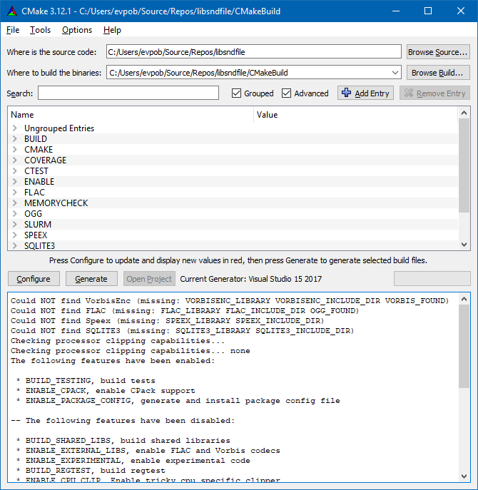 How to compile libsndfile-1.dll on Windows with CMake and vcpkg? · Issue #420 · libsndfile ...
