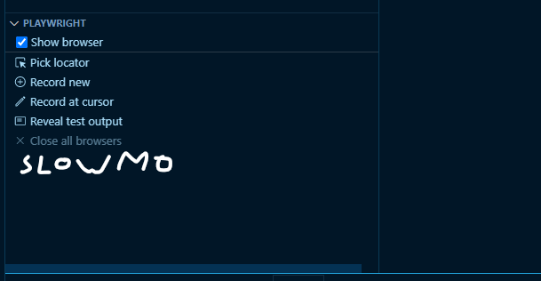 Is There A Way To Set Slowmo Flag Without Having To Update Playwright Config File · Issue