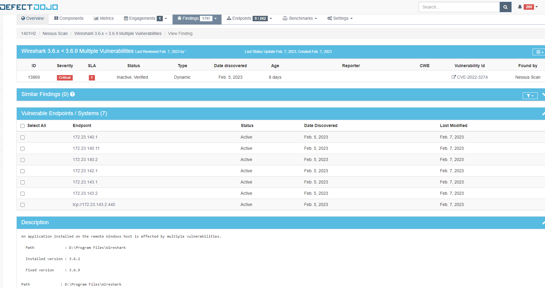 Parsing Nessus Scan Results With Important Errors · Issue 7609 · Defectdojo Django Defectdojo