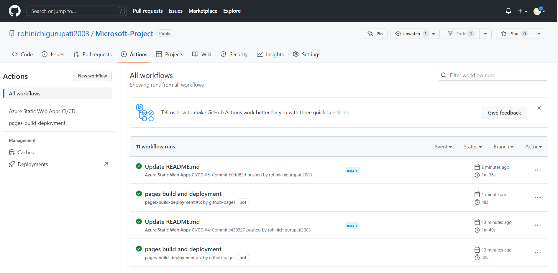 GitHub - rohinichigurupati2003/Microsoft-Project
