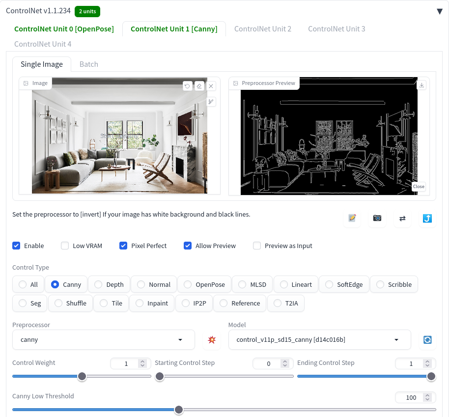 OpenPose + Canny to create image · Mikubill sd-webui-controlnet ...
