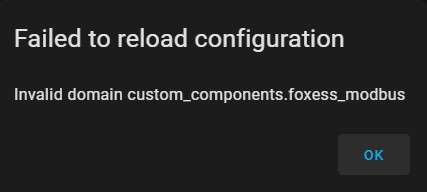 Error connecting Integration · Issue #11 · nathanmarlor/foxess_modbus · GitHub