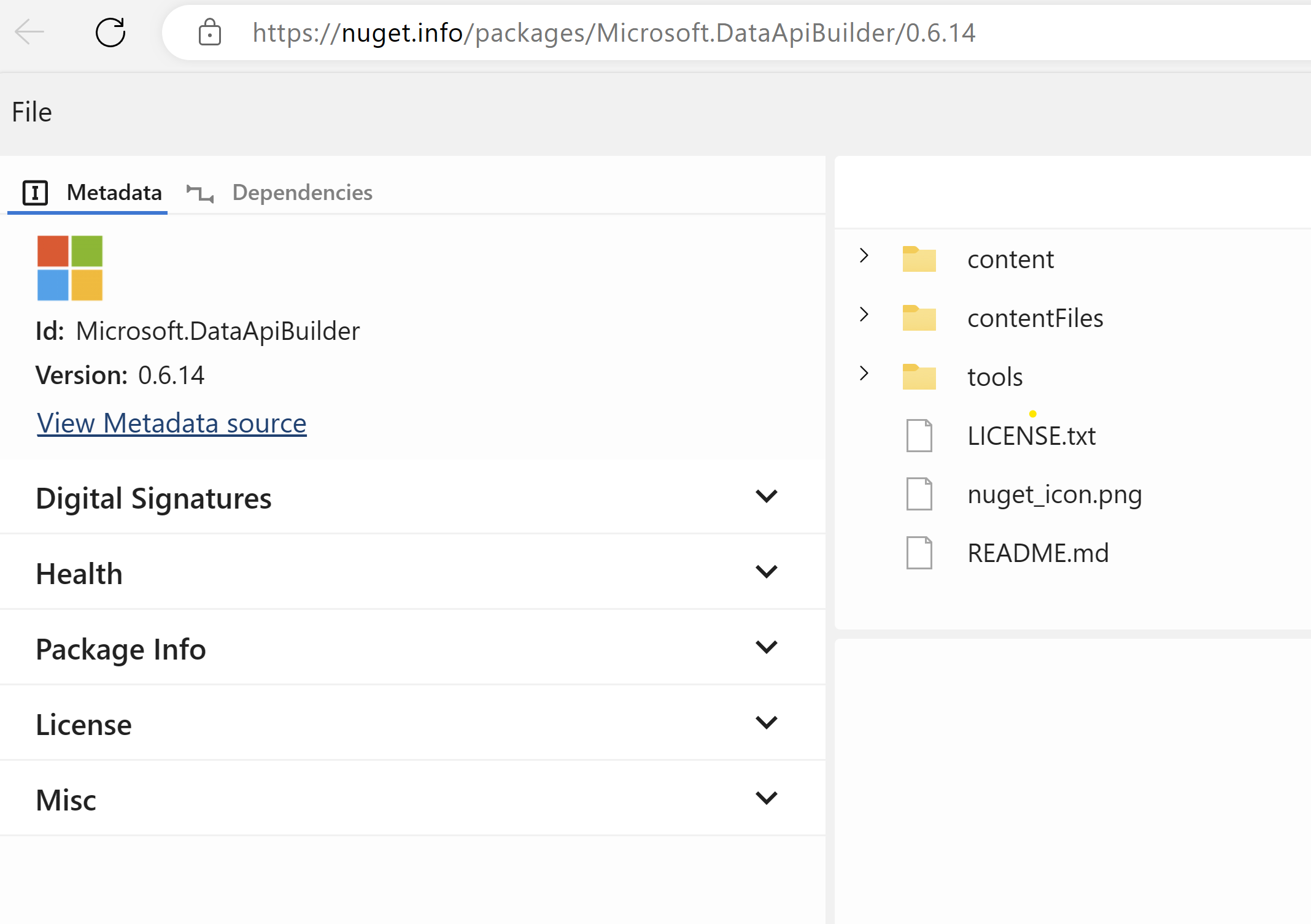 Publish Repository Information To Page · Issue 1476 · Azure 