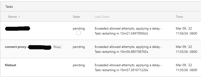 Sidecar Restart interval different than main task · Issue #12250 · hashicorp/nomad · GitHub