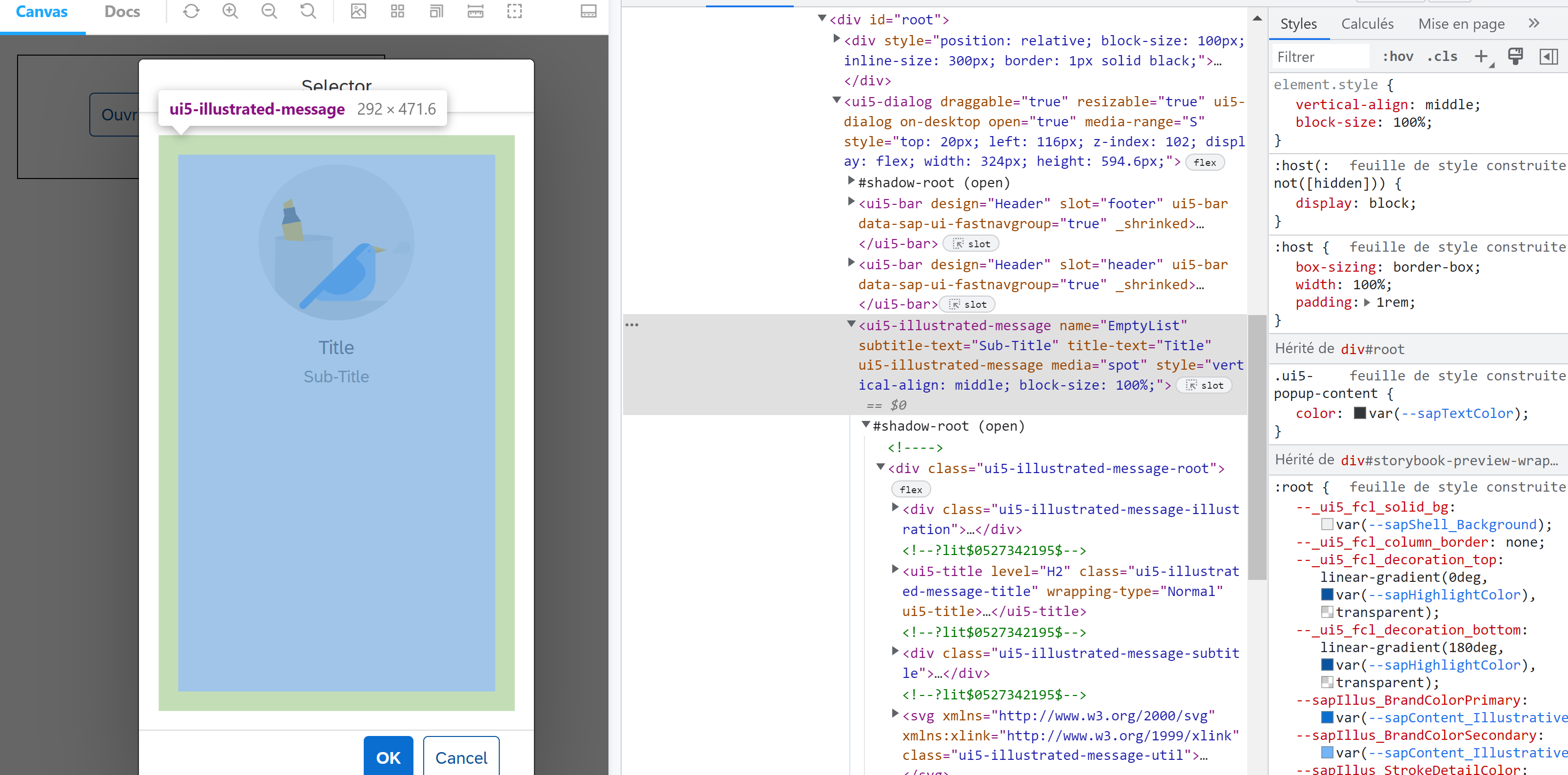 Illustratedmessage The Image And The Text Are Not In The Middle Of The Dialog When Resizing