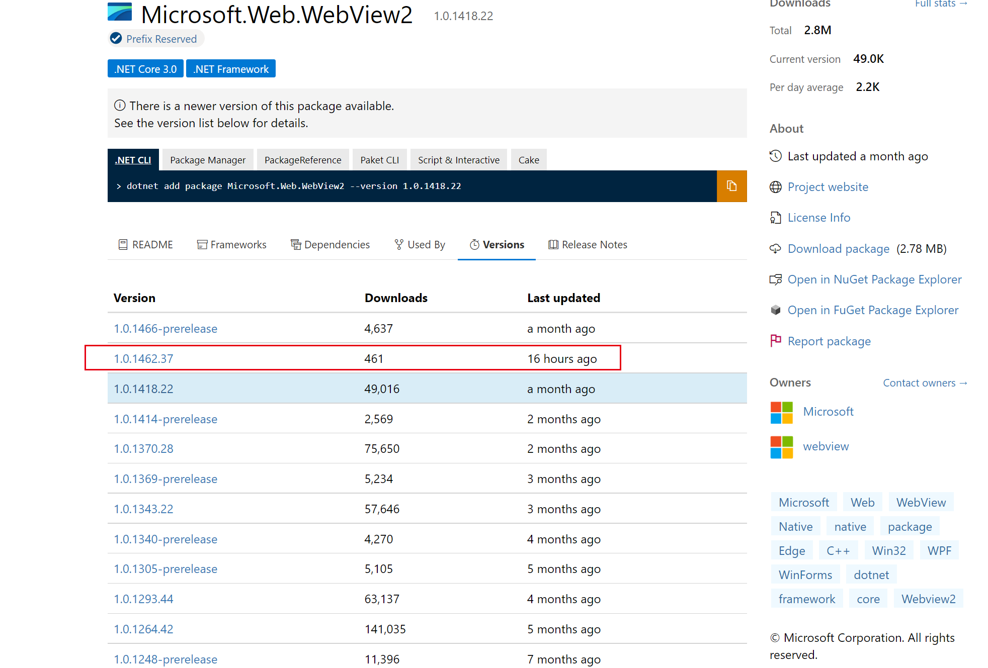 CoreWebView2Environment.GetAvailableBrowserVersionString() will throw System ...