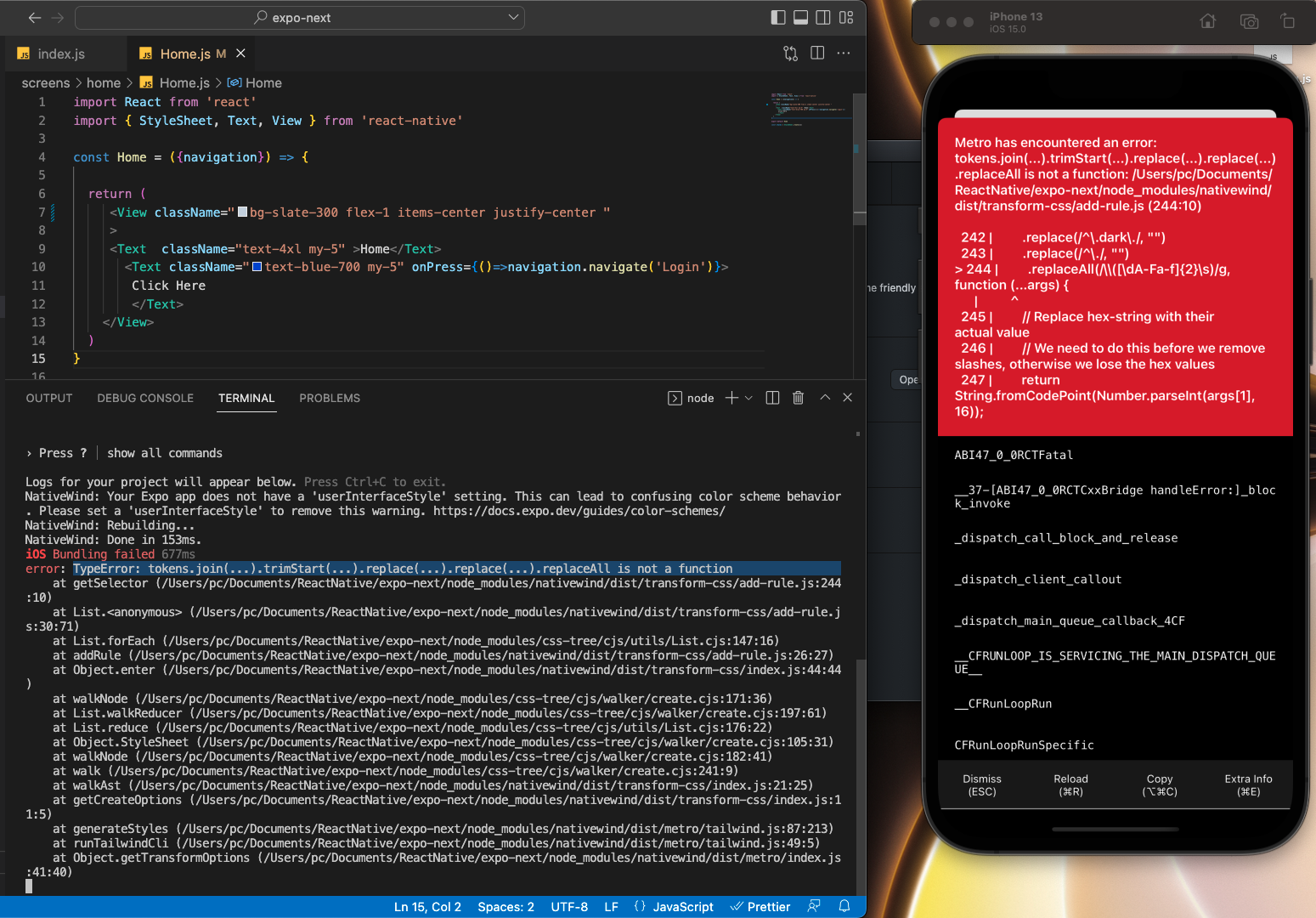 Cannot use import statement outside a module · Issue #348 · nativewind/nativewind · GitHub