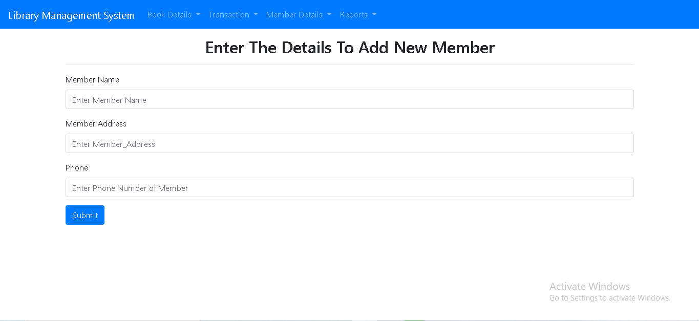 GitHub - sayakghosh06/LibraryManagementSystemApp