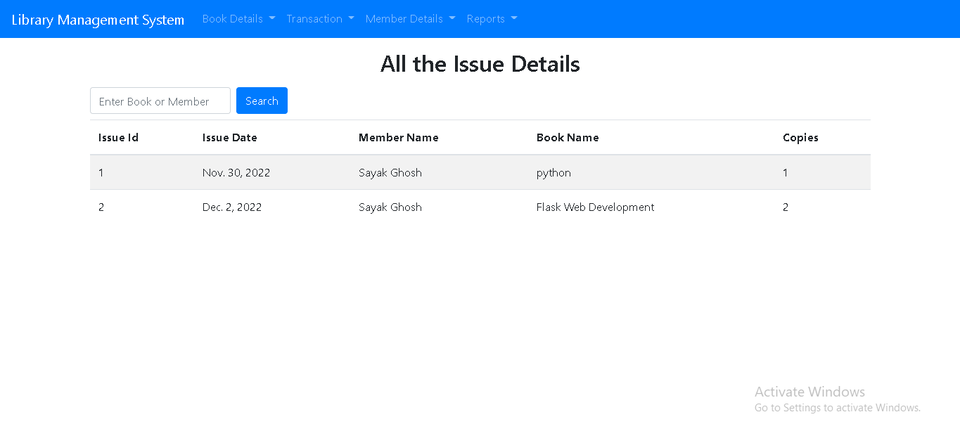 GitHub - sayakghosh06/LibraryManagementSystemApp