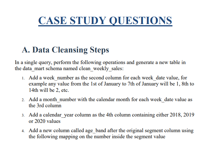 GitHub - sayakghosh06/SQLCaseDataMartAnalysis