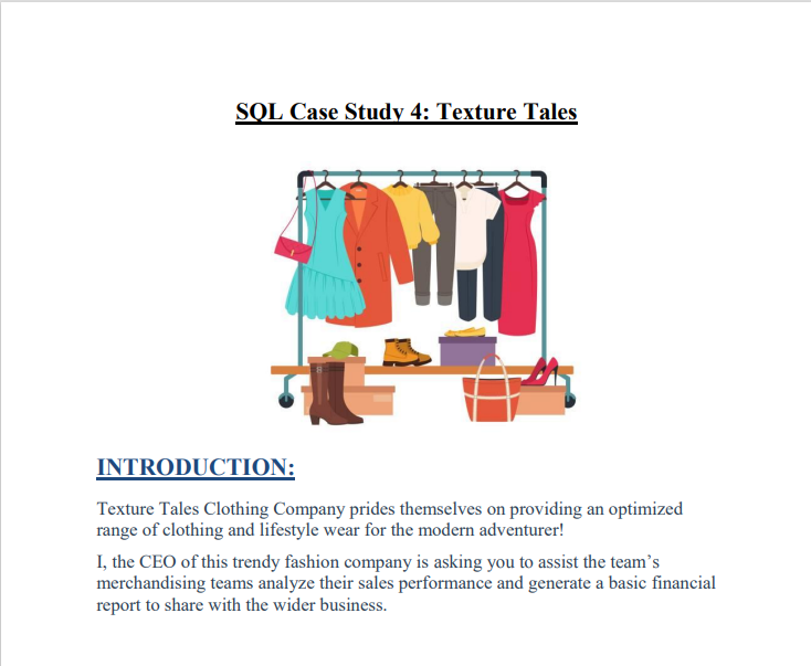 GitHub - sayakghosh06/SQLCaseTextureTales