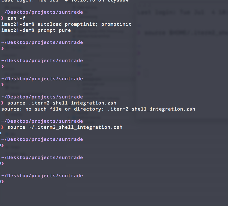 Additional arrow on prompt using iTerm2 with shell integration installed · Issue #331 ...