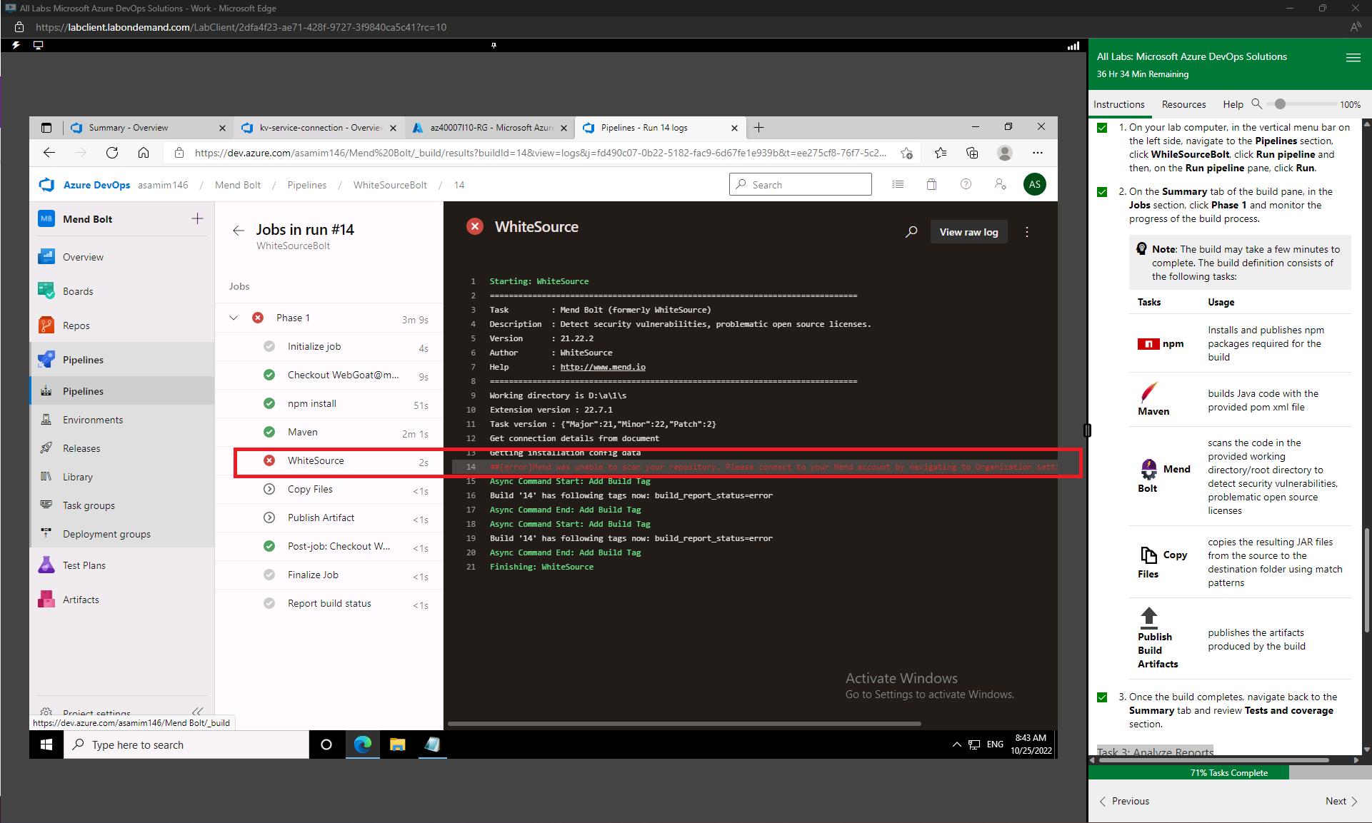 M00-LAB15: An error message was found while running the pipeline. · Issue #309 ...