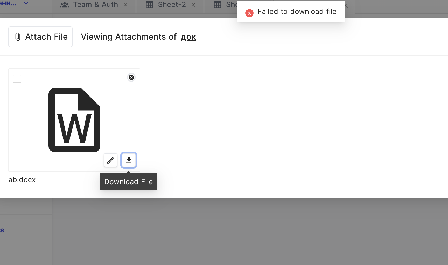 🐛 Bug: Failure to download doc attachment · Issue #5344 · nocodb/nocodb · GitHub
