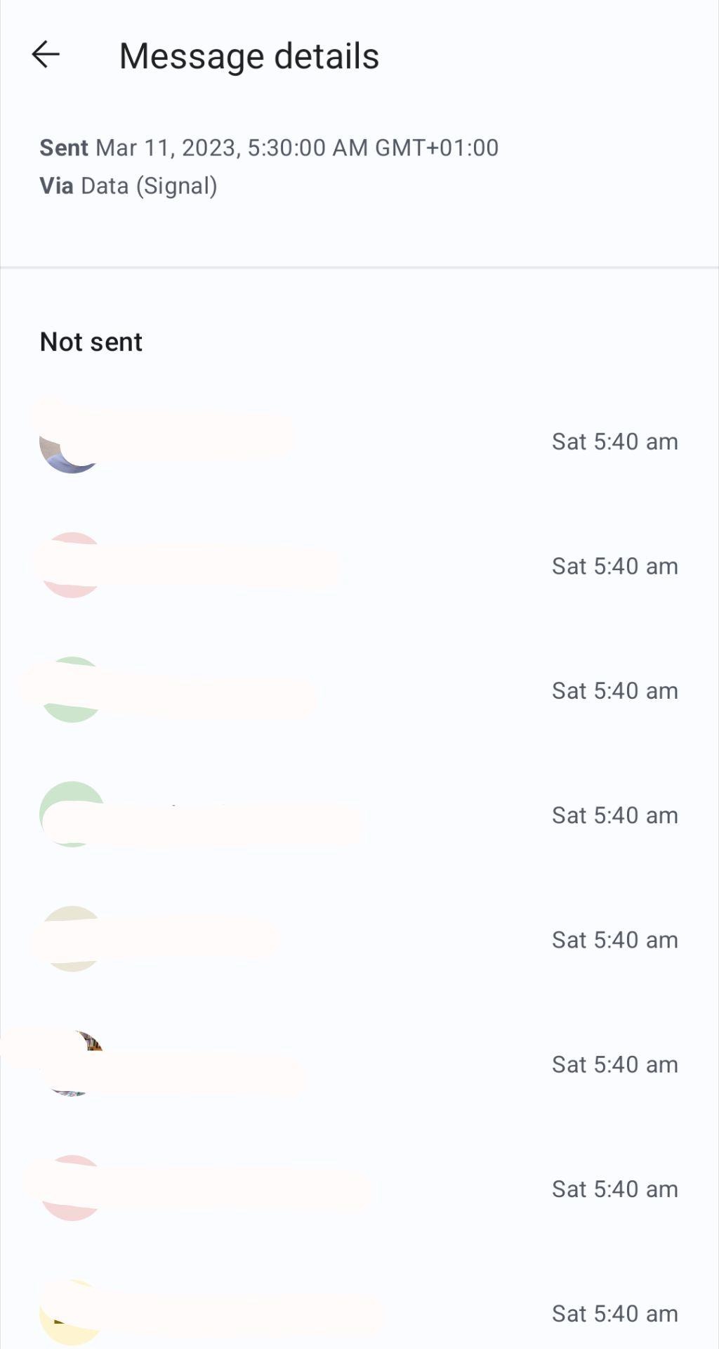 Scheduled Message in Group of >40 people get sent, but shows in details "Not Sent" · Issue ...